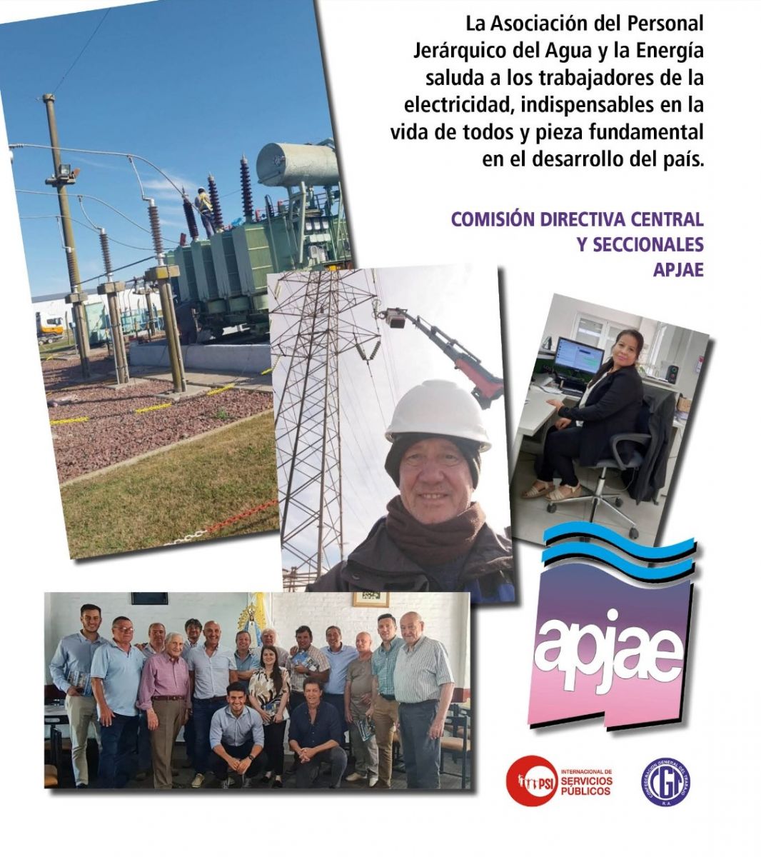 Feliz día a todos los compañeros y compañeras en su día - Apjae